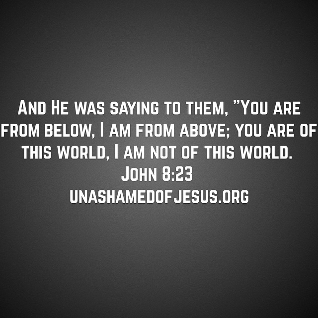 Not Of This World | Unashamed of Jesus