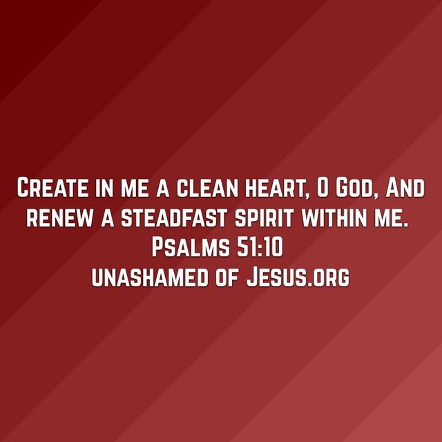 Clean Heart | Unashamed of Jesus