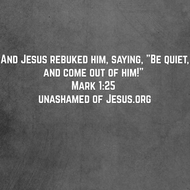 Rebuke Satan | Unashamed of Jesus