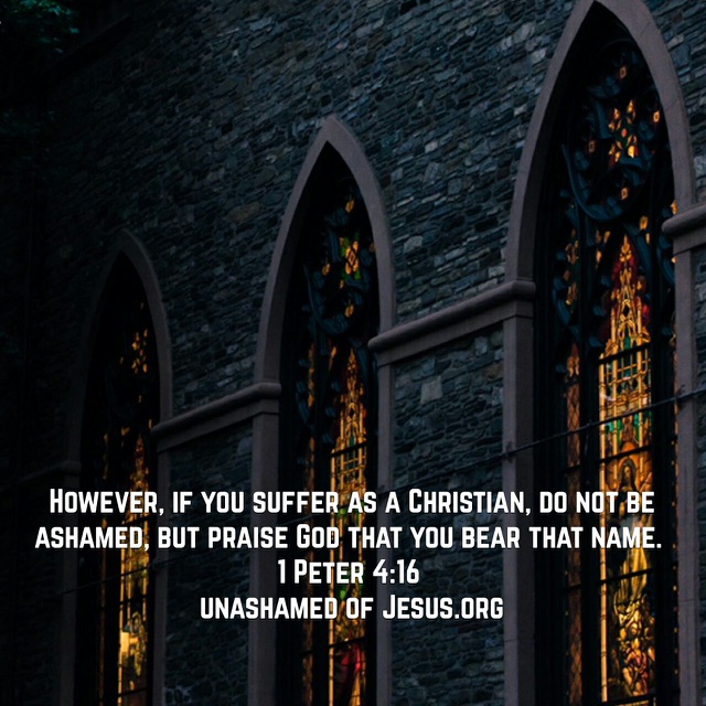 Not Ashamed | Unashamed of Jesus