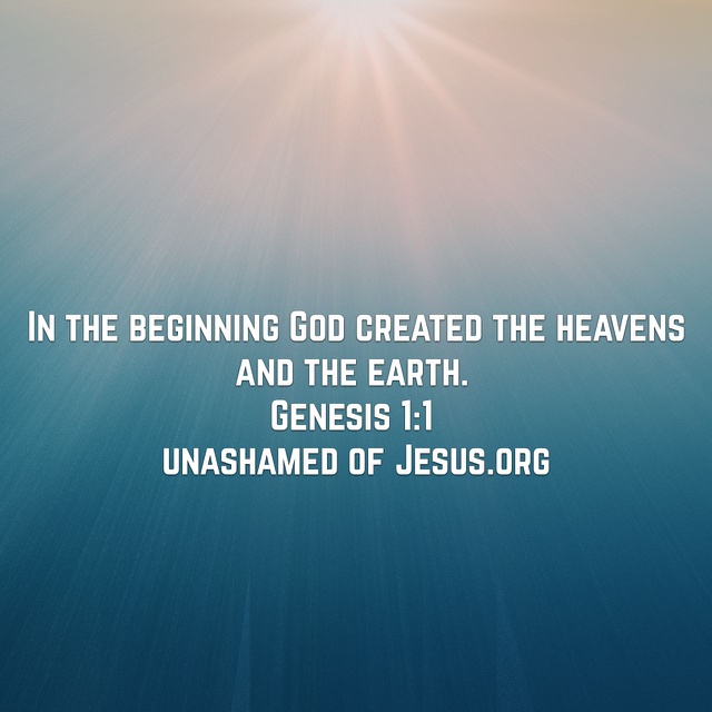 In The Beginning | Unashamed of Jesus
