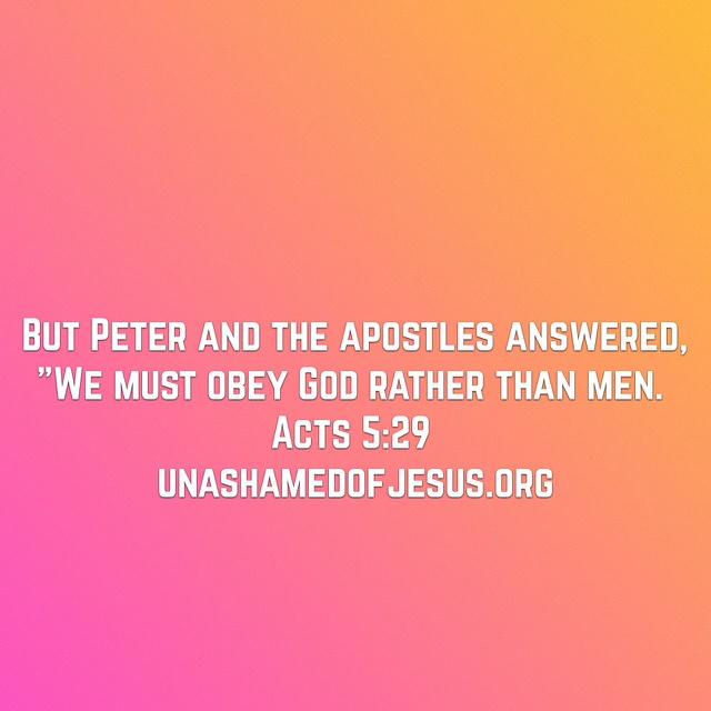 Follow God Not Man | Unashamed of Jesus