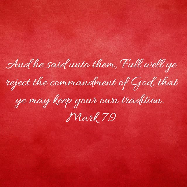 Mark 7- Traditions vs. God | Unashamed of Jesus