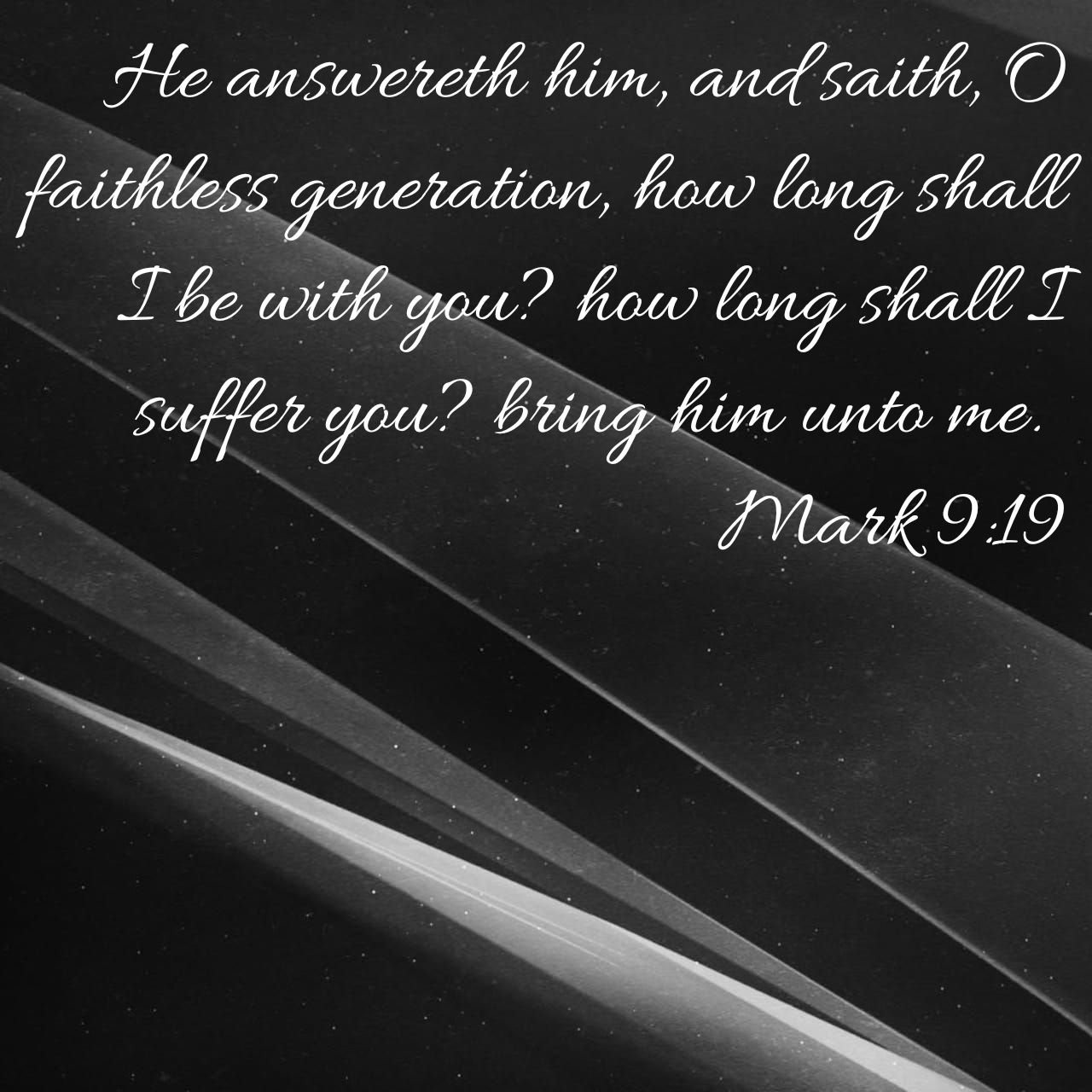 Faithless Generation | Unashamed of Jesus