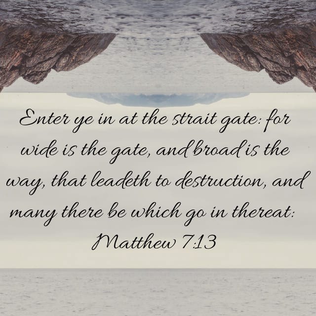 Matthew 7- The Narrow Path | Unashamed of Jesus