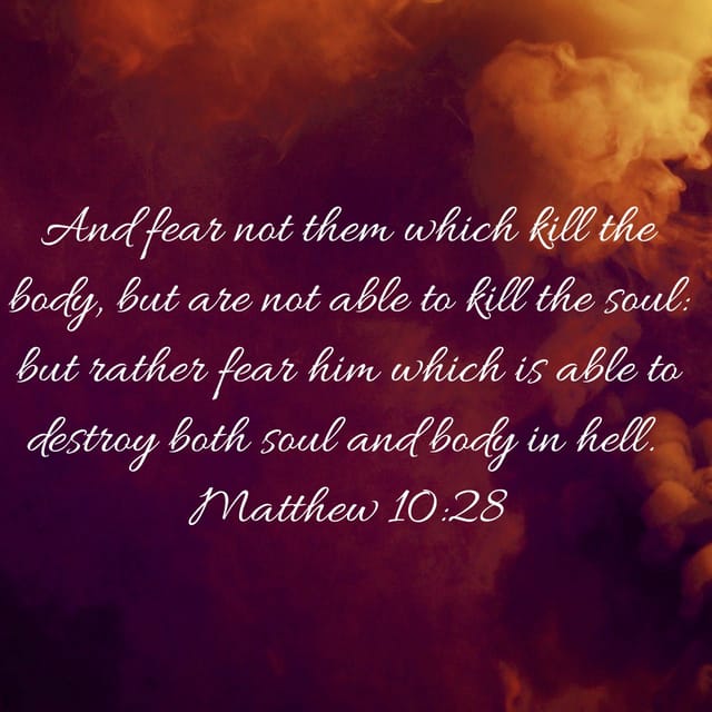 Matthew 10 -Fear God | Unashamed of Jesus