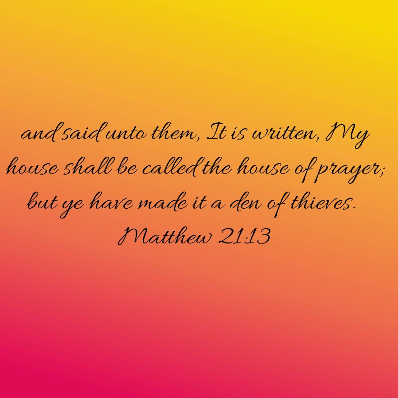 Matthew 21- Cleanse The Temple | Unashamed of Jesus