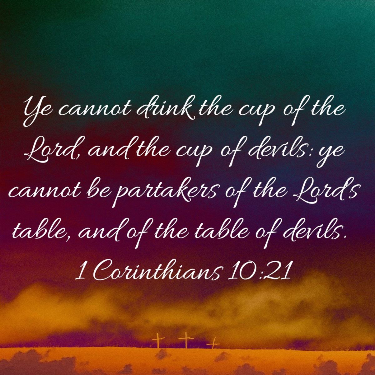 1 Corinthians 10 – The Lords Table | Unashamed of Jesus