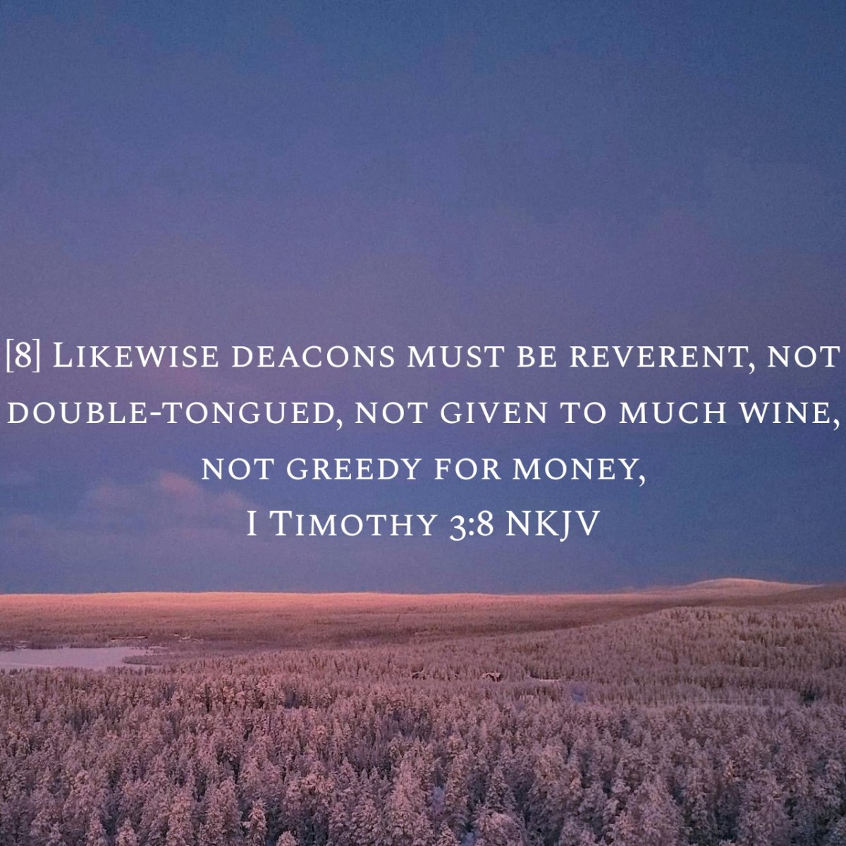 1 Timothy 3- Qualifications for Deacons | Unashamed of Jesus