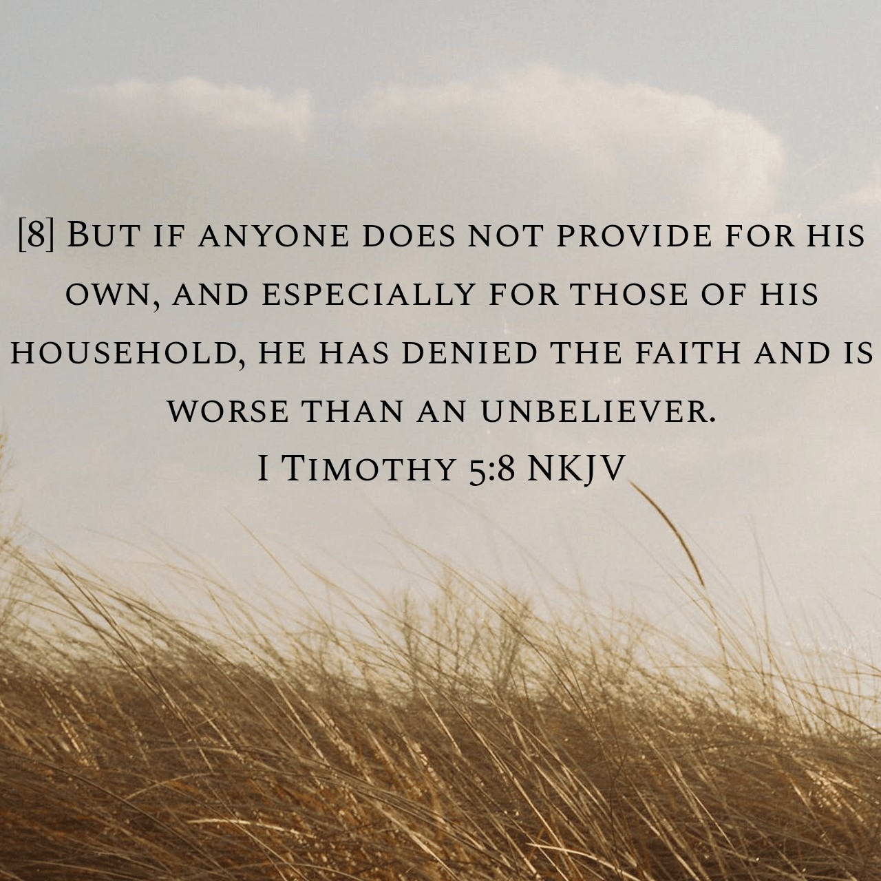 1 Timothy 5- Provide For Your Family | Unashamed of Jesus