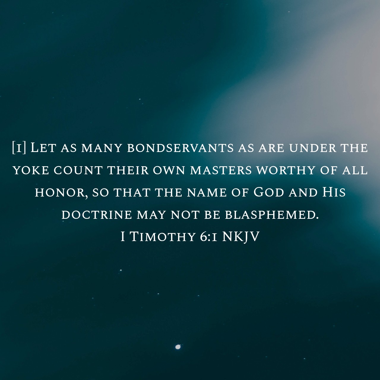 1 Timothy 6- Whos The Boss? | Unashamed of Jesus