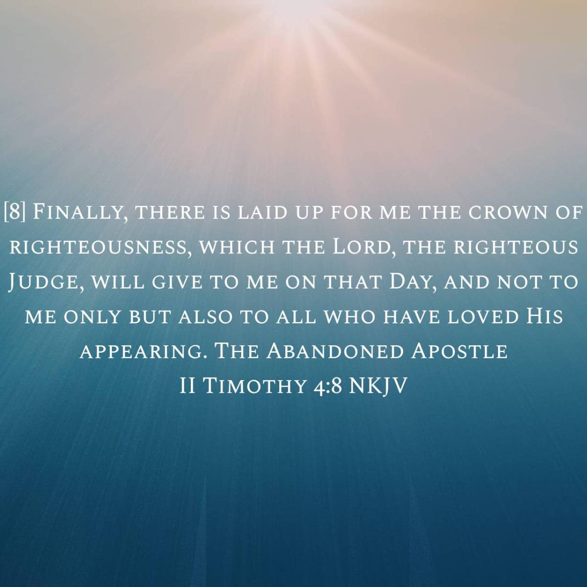 2 Timothy 4- Crown of Righteousness | Unashamed of Jesus