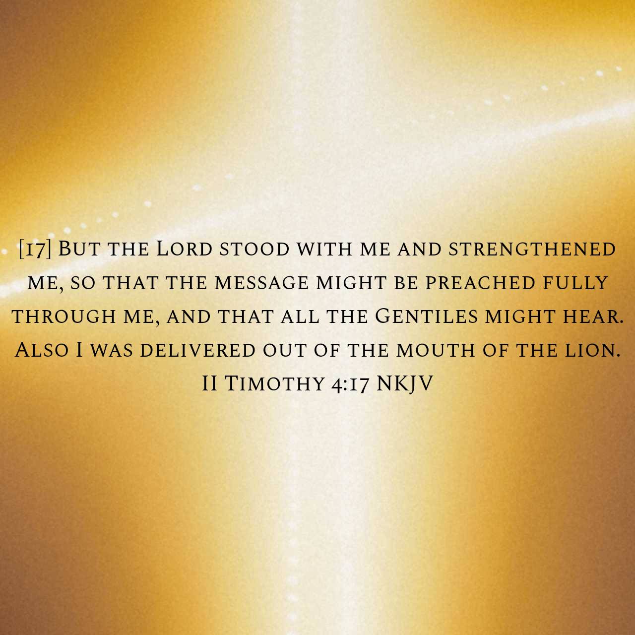 2 Timothy 4- The Lord Is With You | Unashamed of Jesus