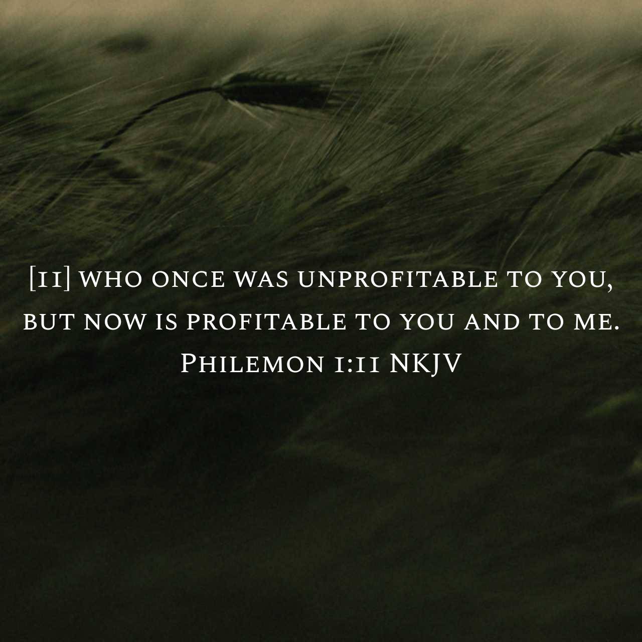 Philemon- Forgiveness | Unashamed of Jesus